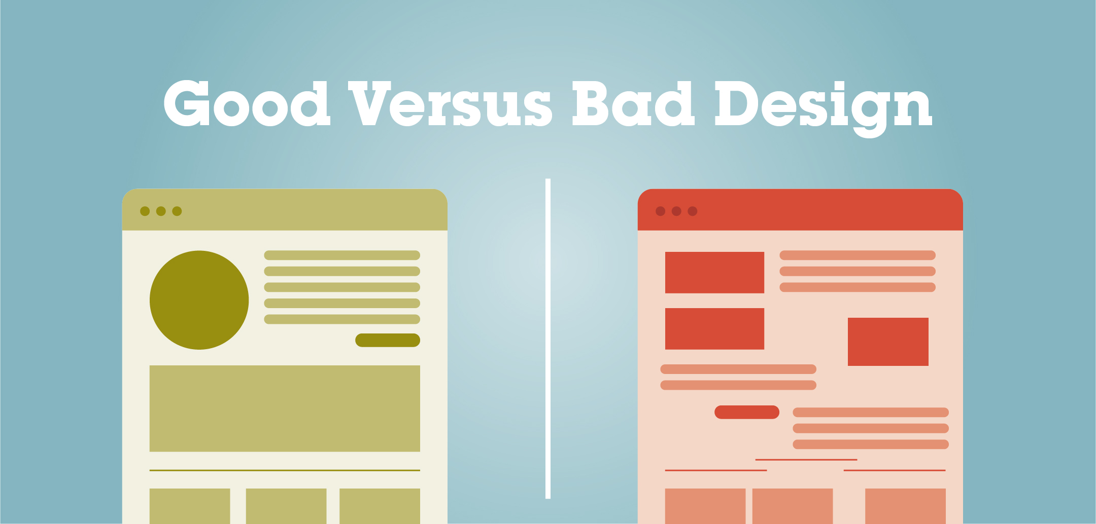 Good Versus Bad Design - PushCrankPress : PushCrankPress